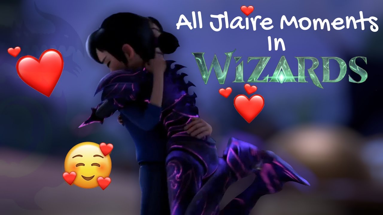 All Jim and Claire (Jlaire) Moments in Wizards - YouTube