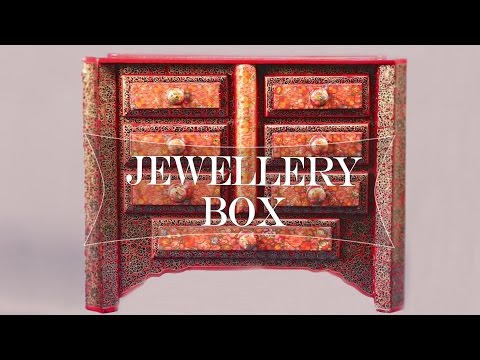 Paper Mache Jewellery Box