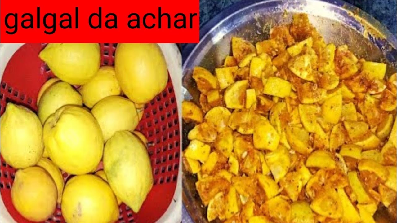 Galgal da Achaar// Galgal da Achaar easy style//Cooking with Simple ...