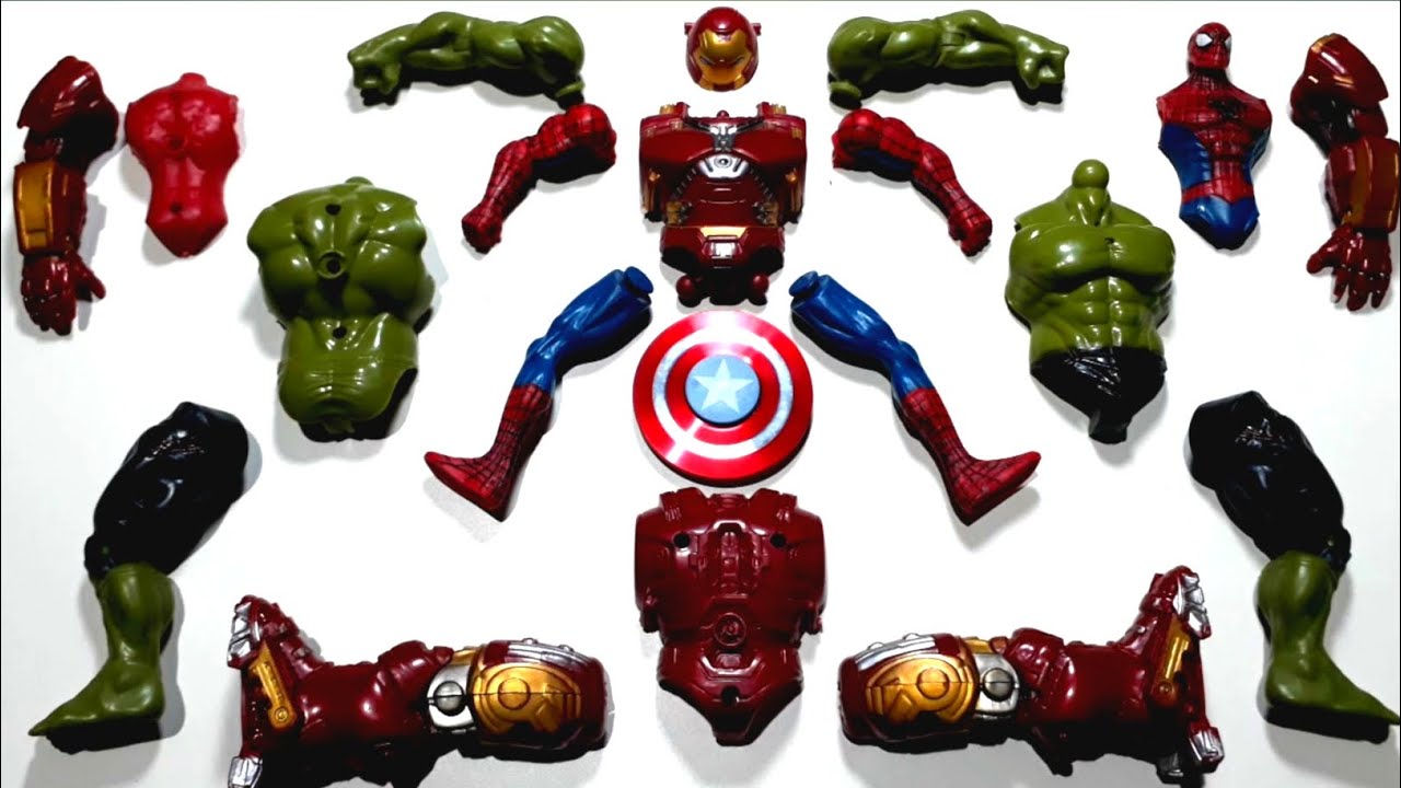 UNBOXING AVENGERS! Hulk Buster, Spider-Man, Hulk Smash - YouTube
