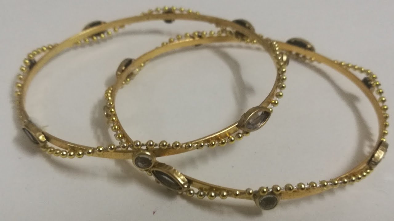 DIY Bangles / Handmade Bangles/ how to make bangles at home/ kundan ...