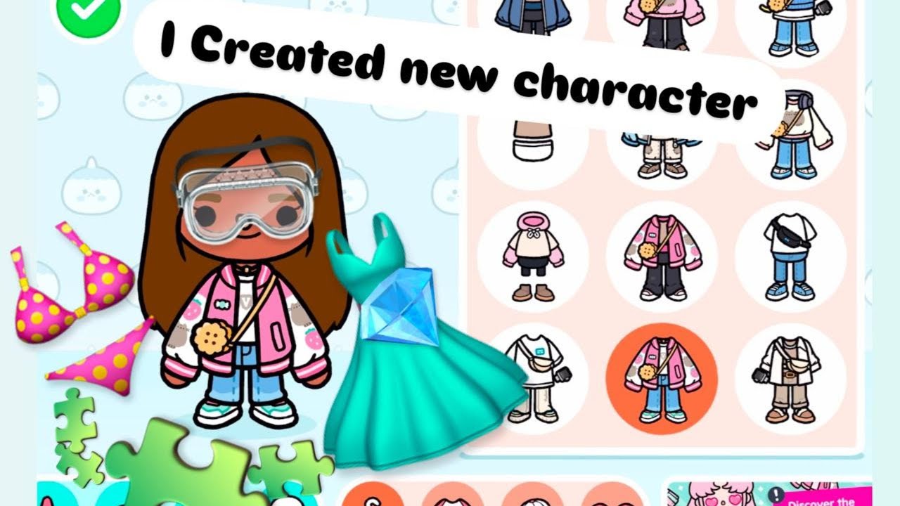 I CREATED My new character in Toca Boca World - YouTube