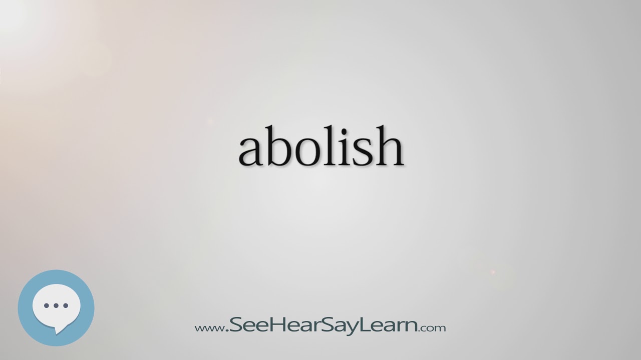 abolish (Every English Word Pronounced) 📕🔊🗣️😎 - YouTube