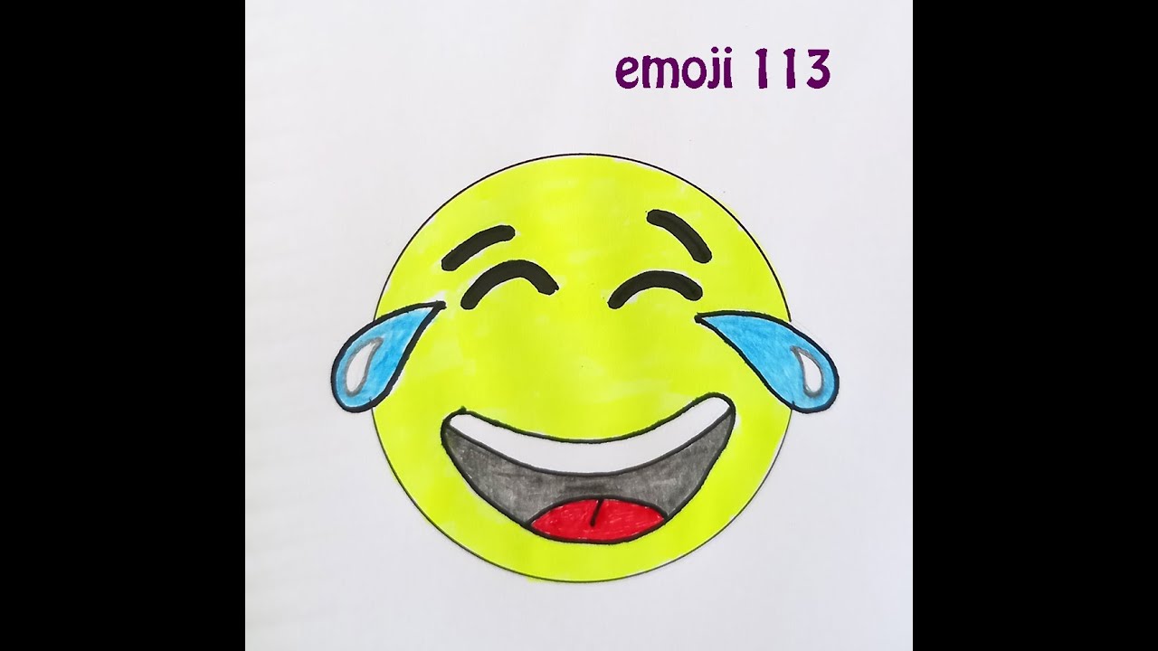 learn to draw easy emoji 113 | original video tutorials #emoji # ...