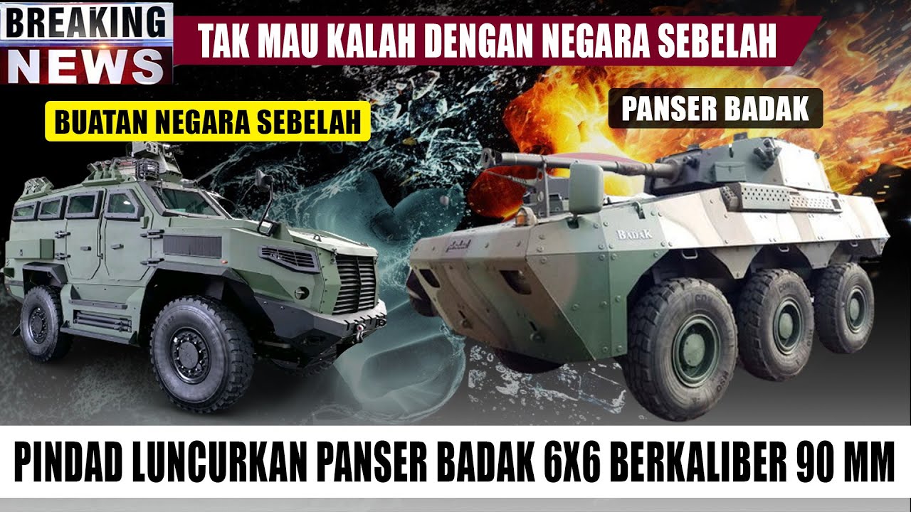 Negara Sebelah Pamer Ranpur Baru Pindad Pamer Panser Badak 6X6 Yang ...