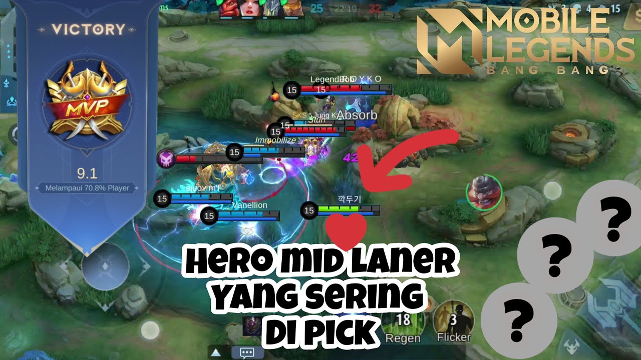 HERO MID LANER YANG LANGGANAN DIBAN DAN DIPICK! - Mobile Legends - YouTube