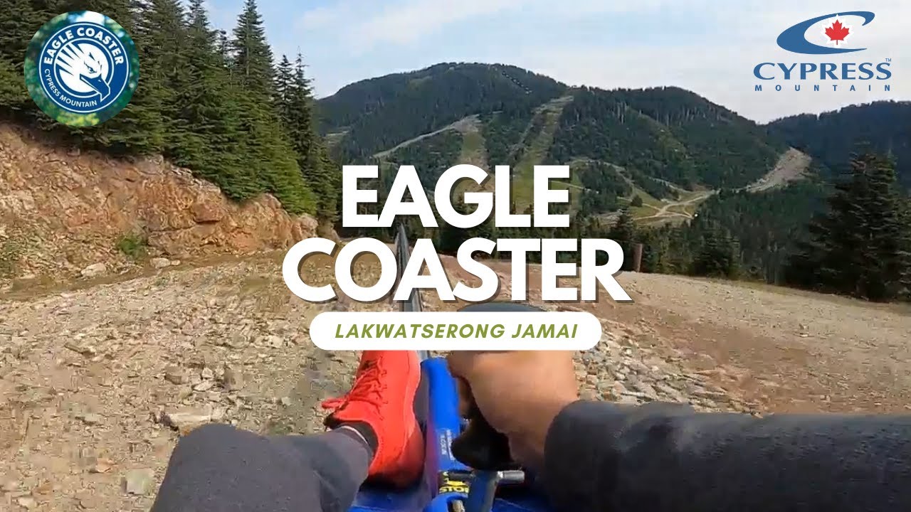 Cypress Eagle Coaster Ride Experience - YouTube