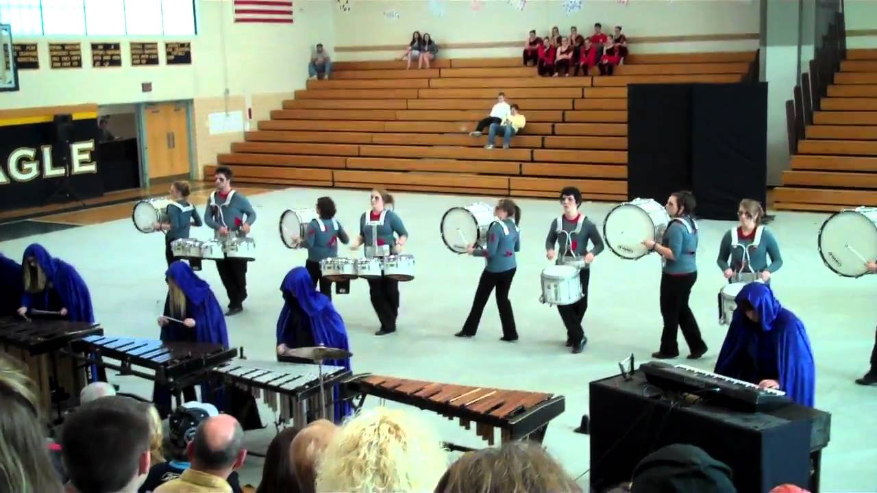 Bald Eagle Area High School Drumline - Bald Eagle Show 3-19-11 - YouTube