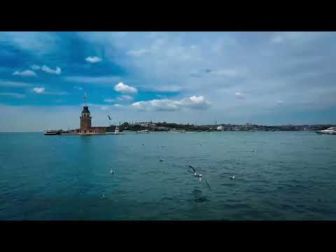 Kız kulesi ve İstanbul doyumsuz manzara 