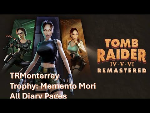 Tomb Raider The Angel of Darkness - Memento Mori Trophy, All Diary ...