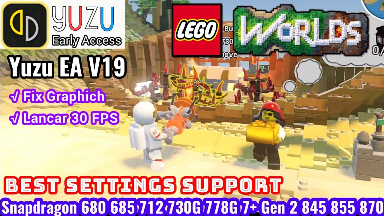 Lego Worlds Switch - Yuzu EA V19 Android - Best Settings Paling Lancar ...