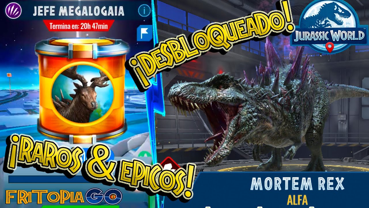 🚨¡DESBLOQUEANDO a MORTEM REX!🚨JEFE MEGALOGAIA con RAROS y ÉPICOS - JW ...