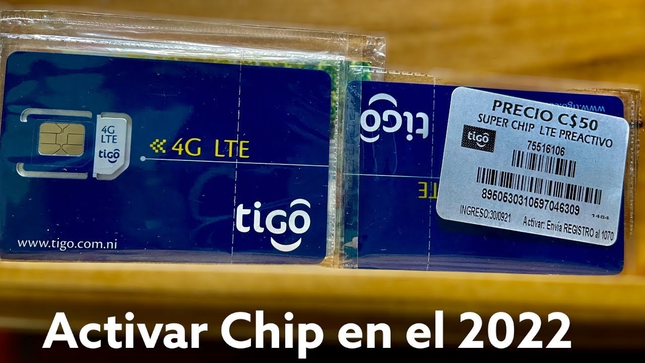 Activar Super Chip Tigo LTE en Nicaragua / PREACTIVO en 2022 / Nuevo ...