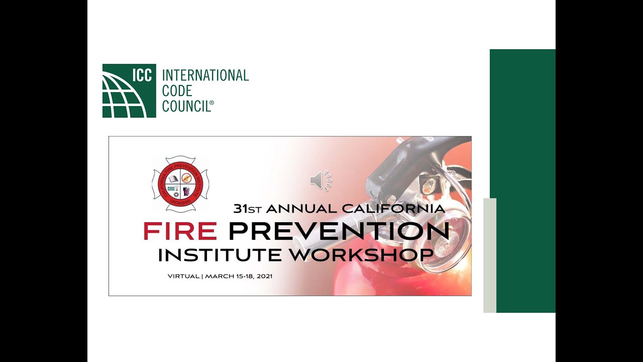 2021 California Fire Prevention Institute (CFPI) Workshop Sponsor Video ...