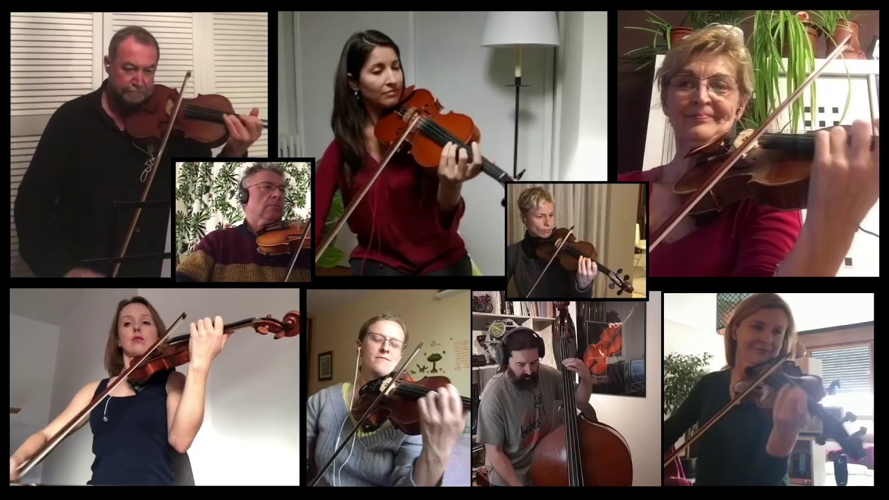 Symphonic Orchestra Play Beethoven From Isolation - YouTube