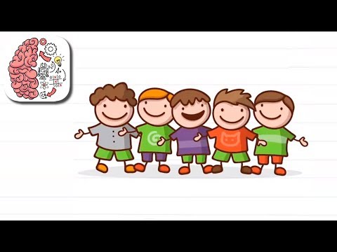 Как пройти Brain Test 102 уровень У каждого из этих братьев есть сестра.