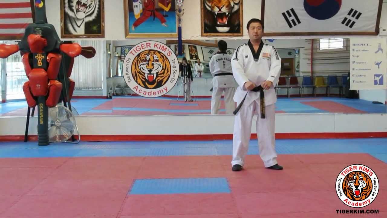 Tiger Kim's Academy Taegeuk Pal Jang Taeguk Pal Eight 8 form poomsae ...