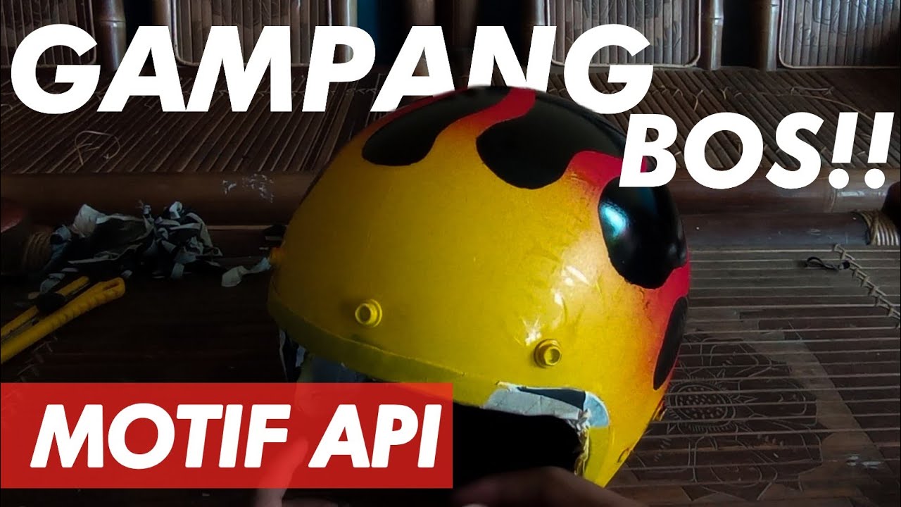 TUTORIAL CAT HELM MOTIF API | Murah Mudah Jospar Josgenk - YouTube
