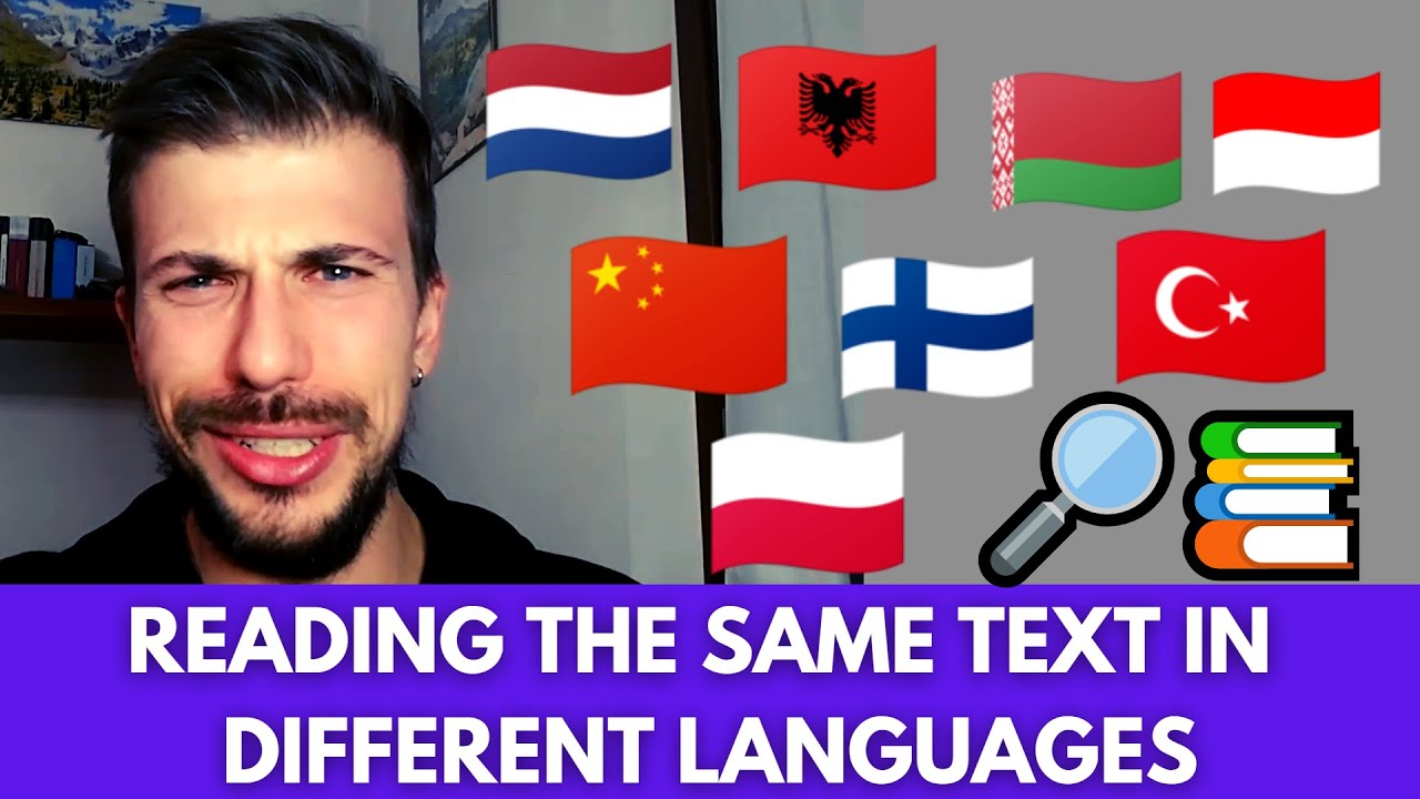 POLYGLOT READING IN RANDOM LANGUAGES - YouTube