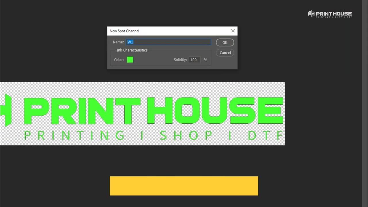 Creating a white ink spot channel with Adobe Photoshop for MAINTOP RIP ...
