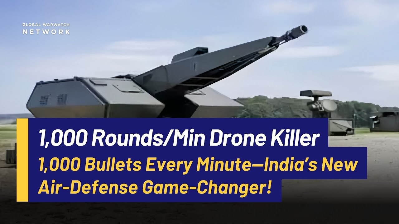 1000 Bullets Every Minute—India’s New Air Defense Game Changer! - YouTube