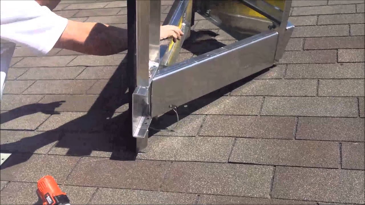Attaching Work Platform to Security Bracket - YouTube