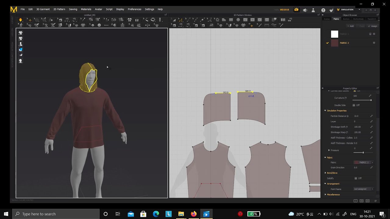 How To Make Hoodie In Marvelous Designer for Beginners | Creating ...