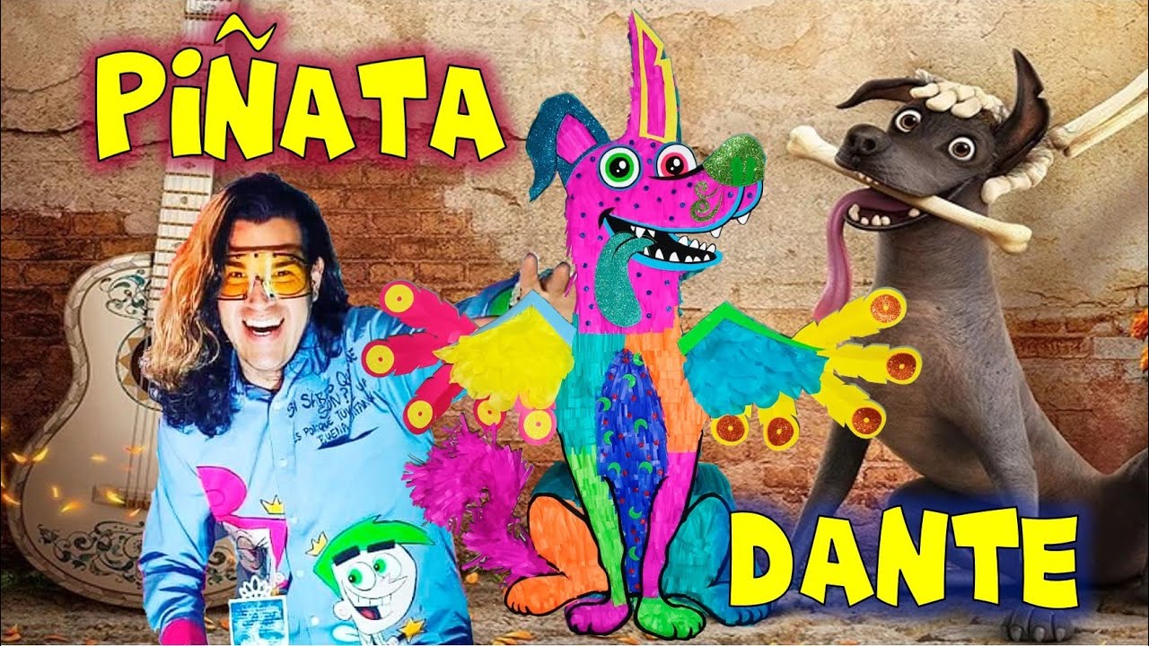 DANTE ALEBRIJE | Piñata del perro callejoro de Miguel Rivera pelicula ...