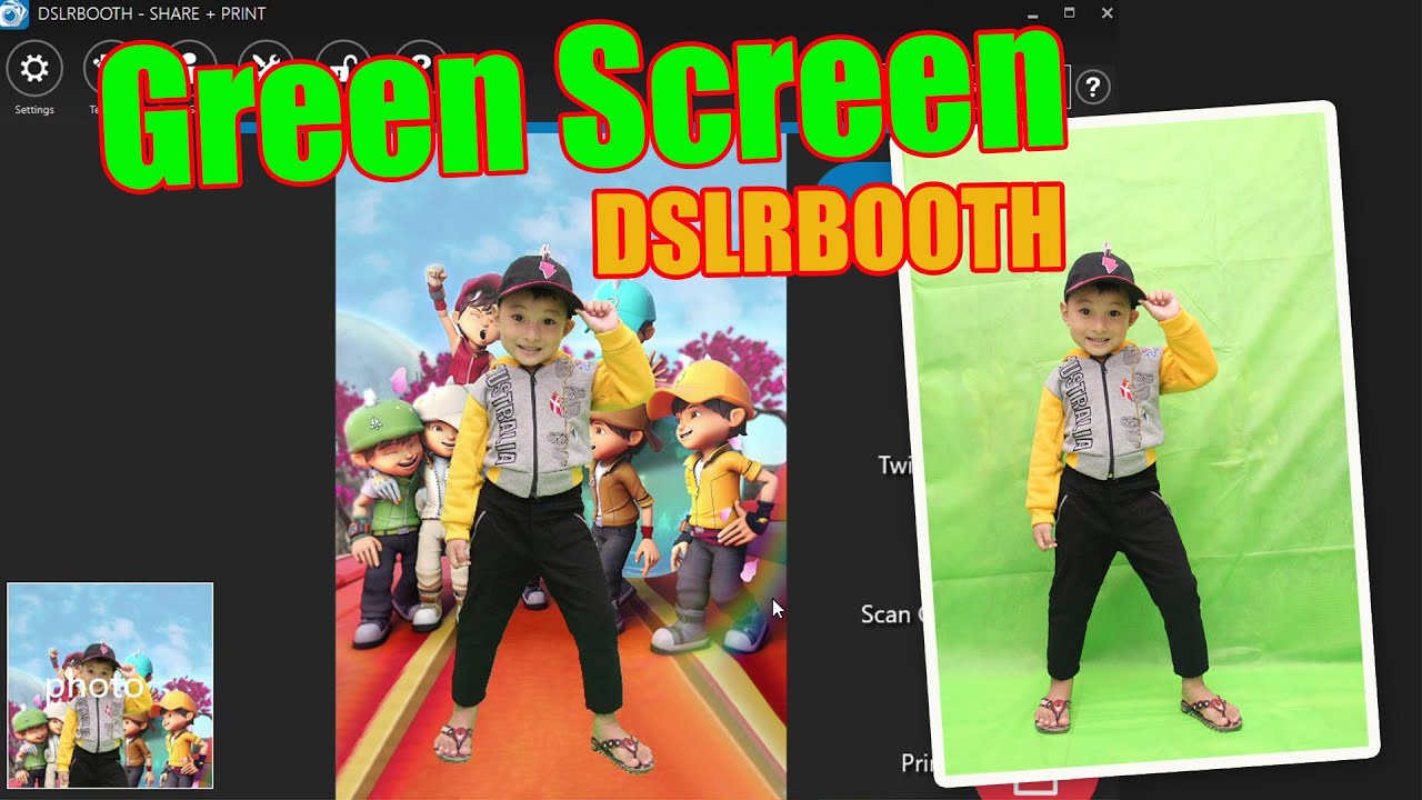 TUTORIAL DSLRBOOTH/PHOTOBOOTH GREEN SCREEN - YouTube