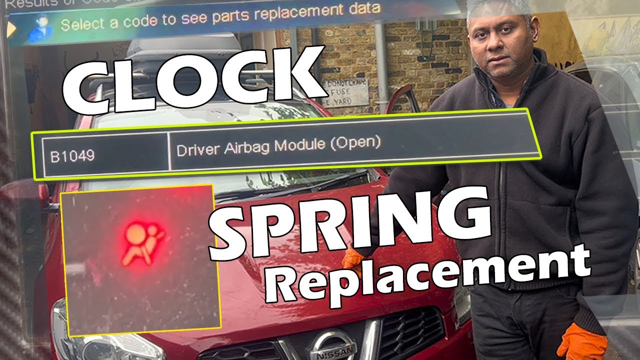 B1049 Nissan Qashqai's Horn Not Working? Qashqai Airbag Light On? - YouTube