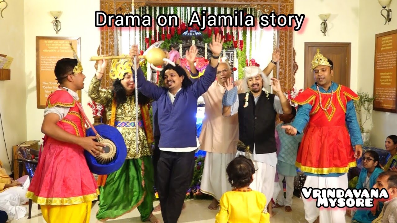 Drama | Ajamila Story | Janmastami Cultural program 2022 | Mysore ...