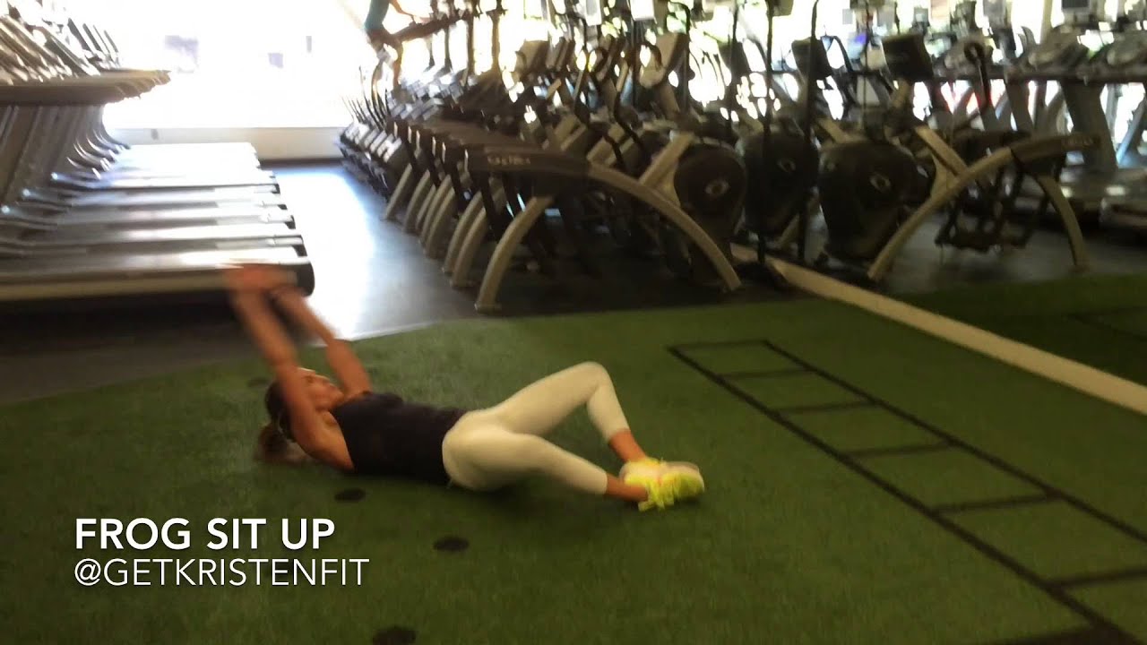 Frog sit up - YouTube