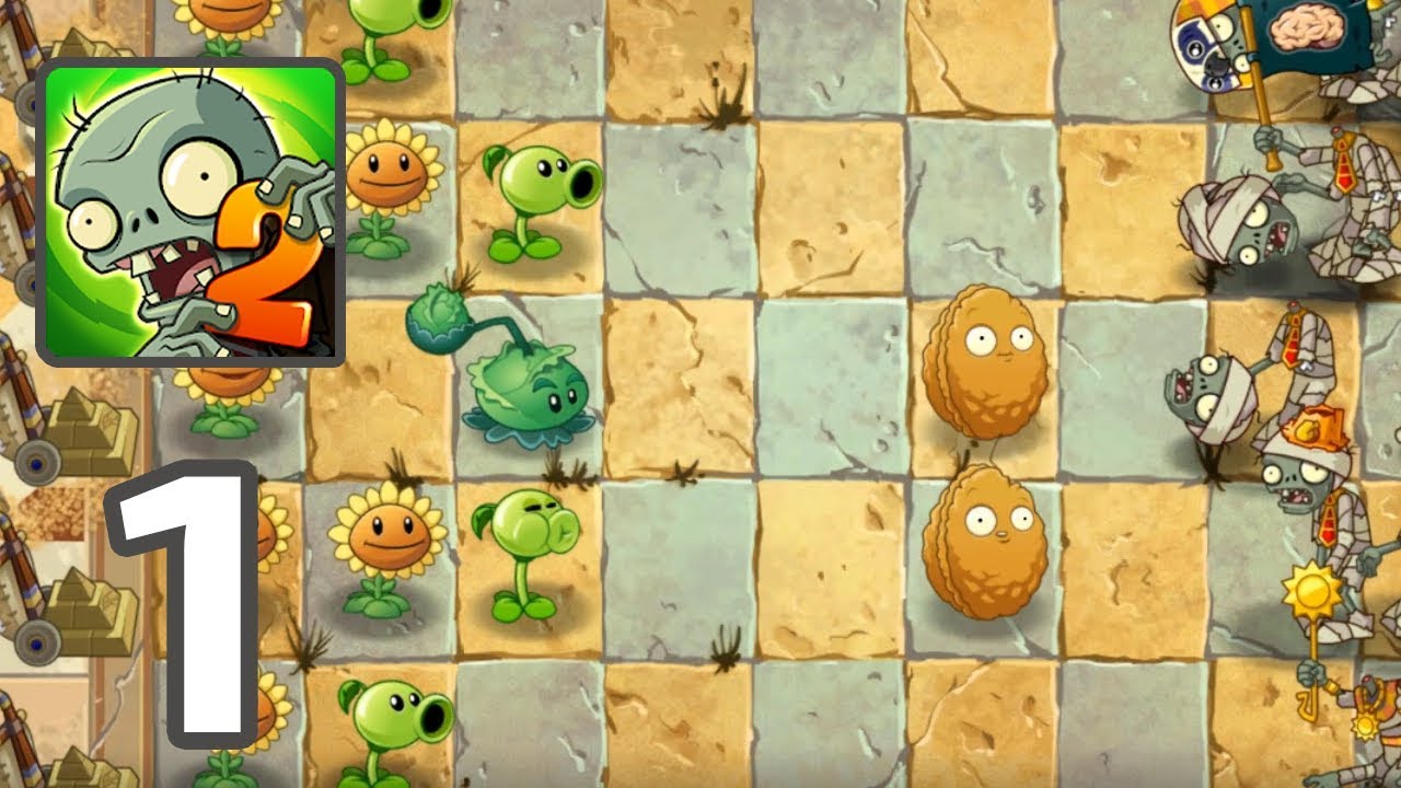 Plants vs Zombies 2 - Gameplay Walkthrough Part 1 (iOS, Android) - YouTube