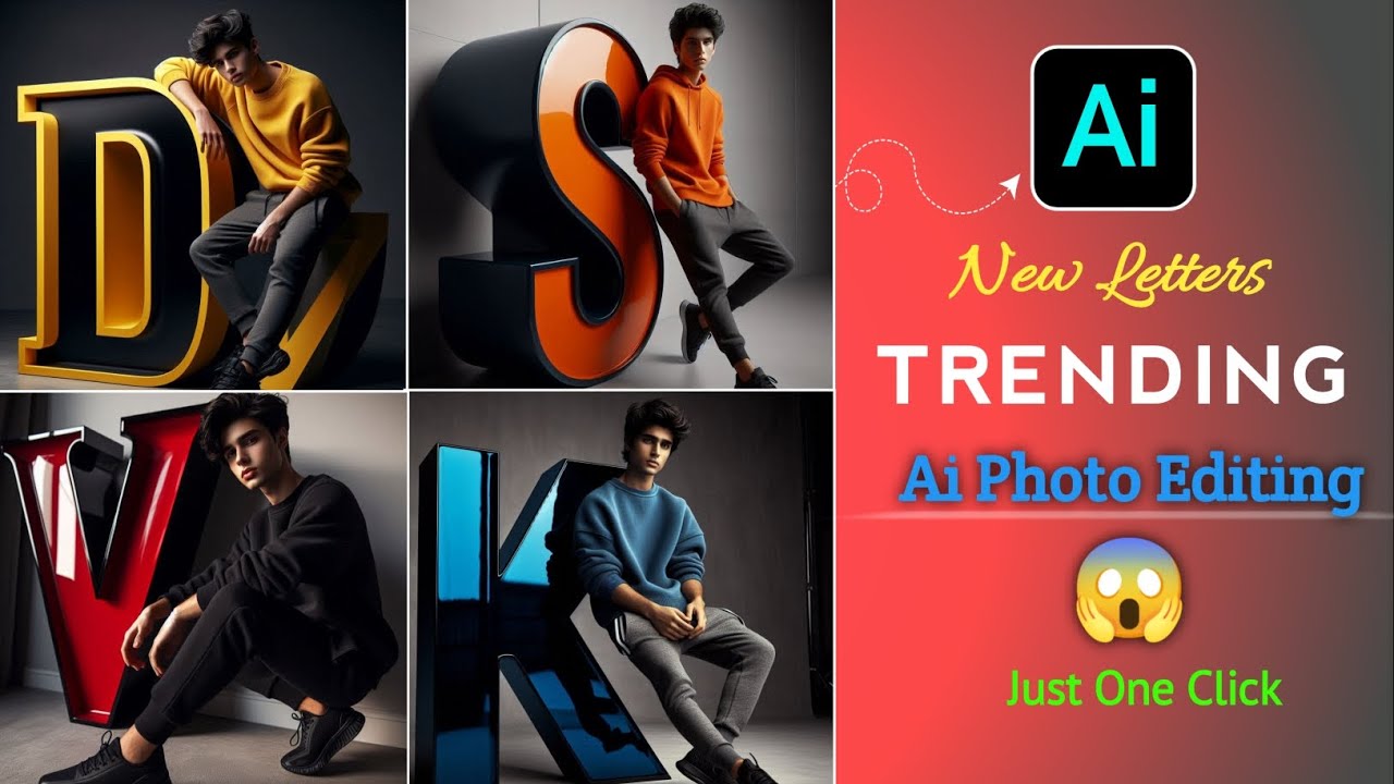3D Name Art Ai Photo Editing | Ai name letter photo editing online free ...