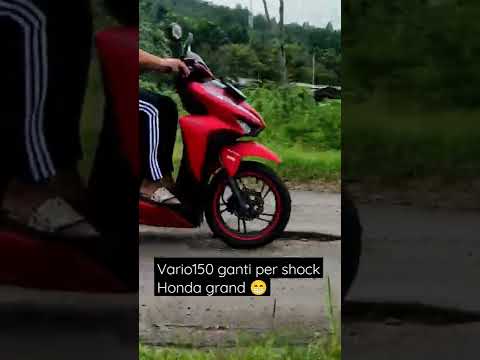 bikin empuk vario 150 dengan mengganti per shock depan bawaannya ...