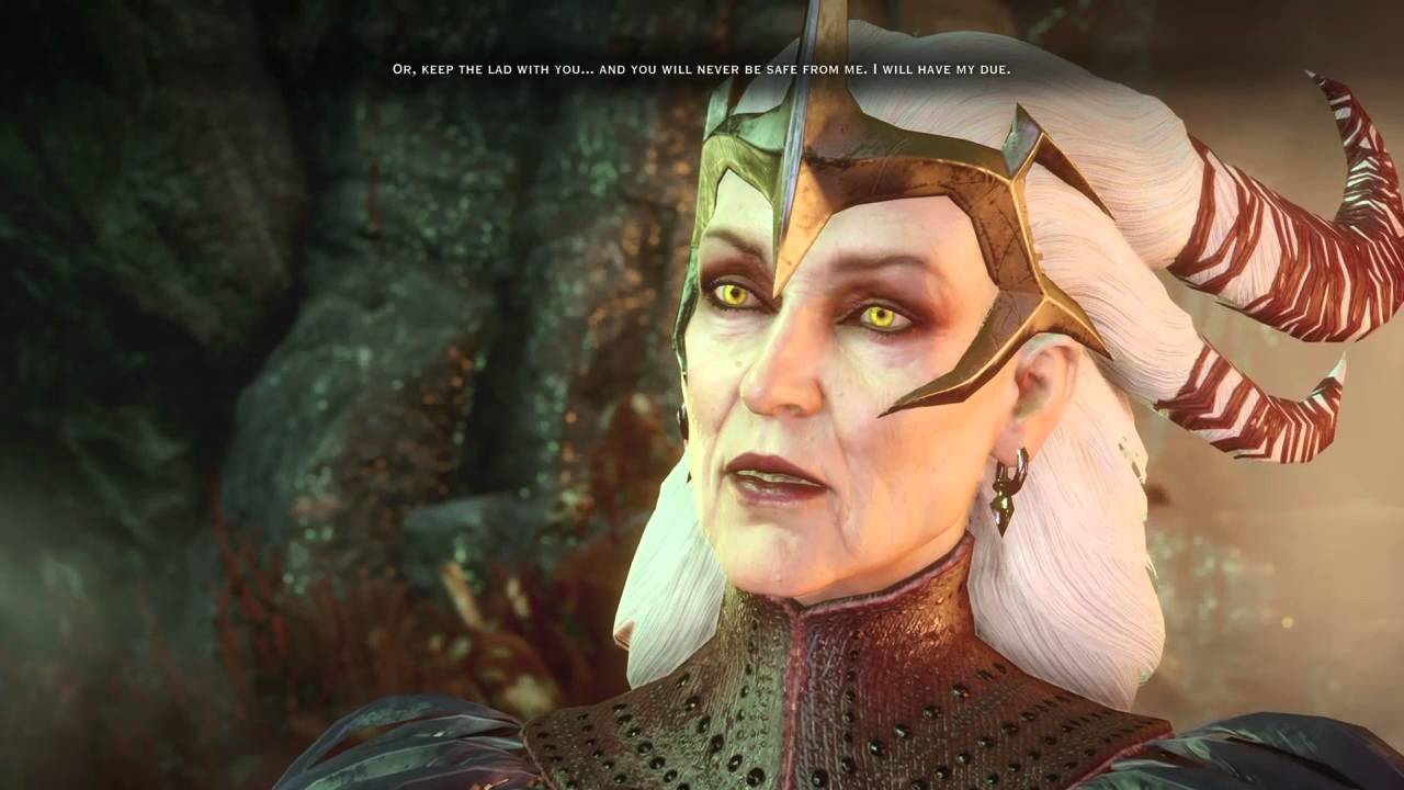 Dragon Age Inquisition / Morrigan & Flemeth (her Mother) voice by Kate ...