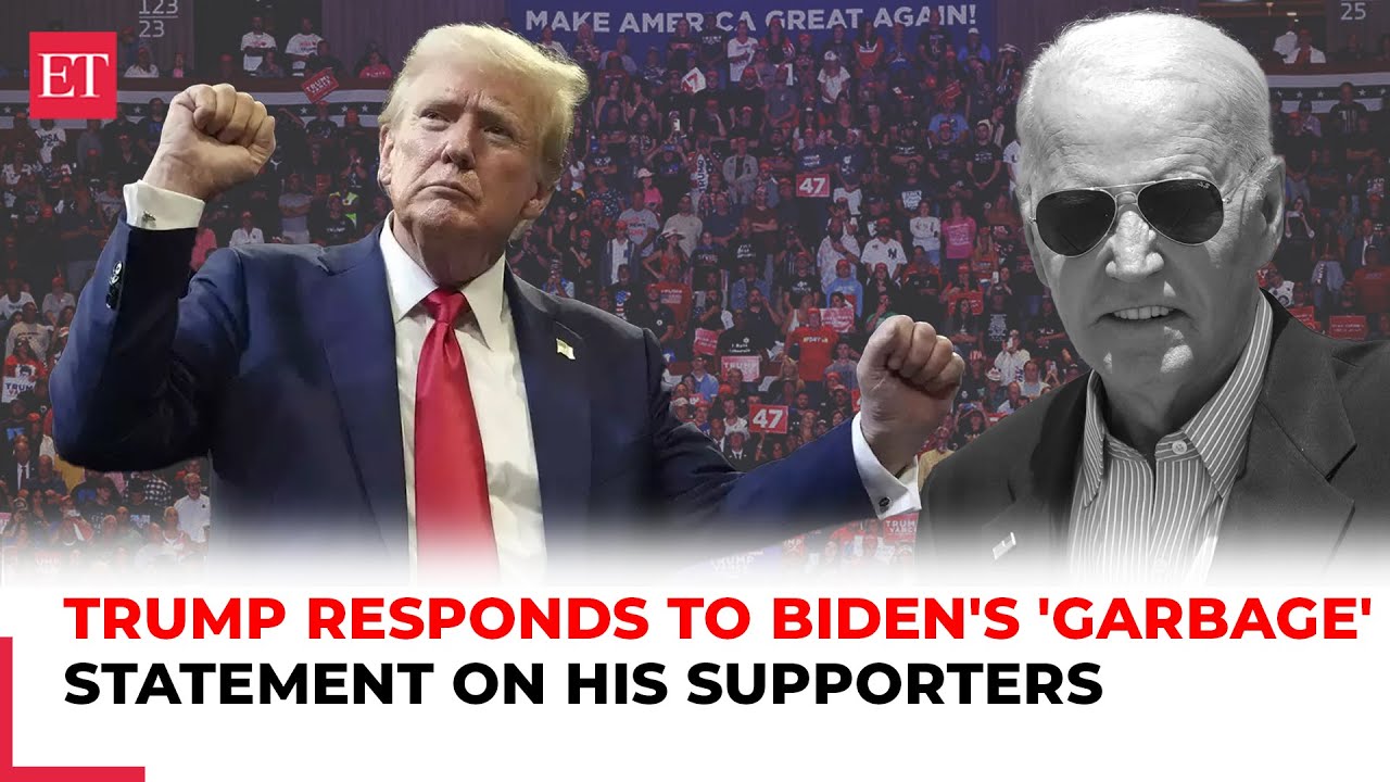 'Forgive him': Trump after being informed of Biden's 'garbage ...