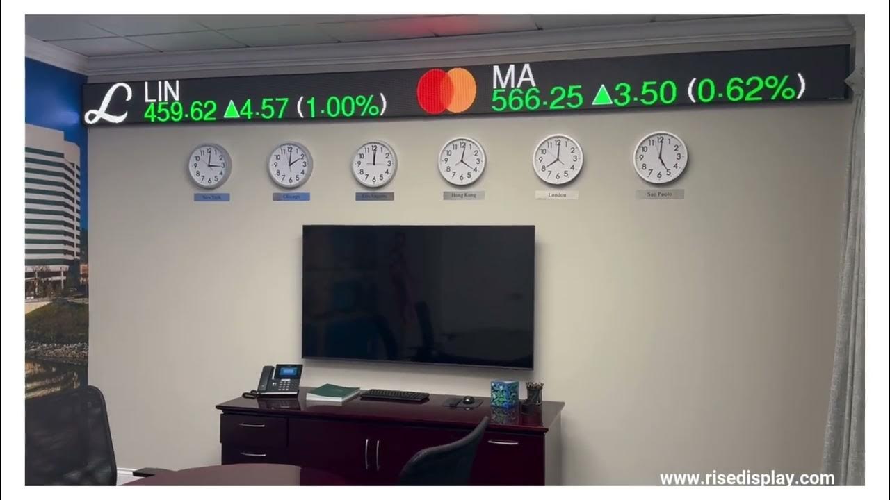 Royal Oak Financial Group 64 Pixel Sports & Finance Ticker - YouTube