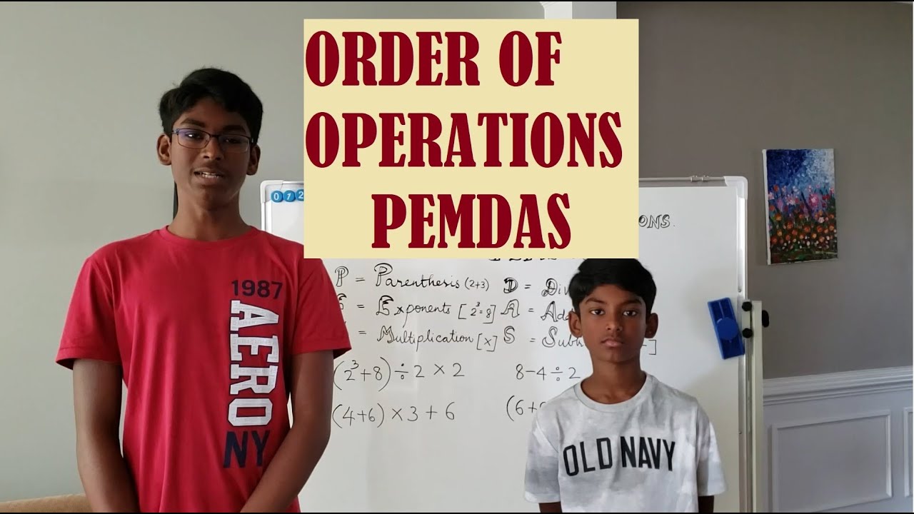 PEMDAS - Order of Operations Explained/Easy Math for kids - YouTube