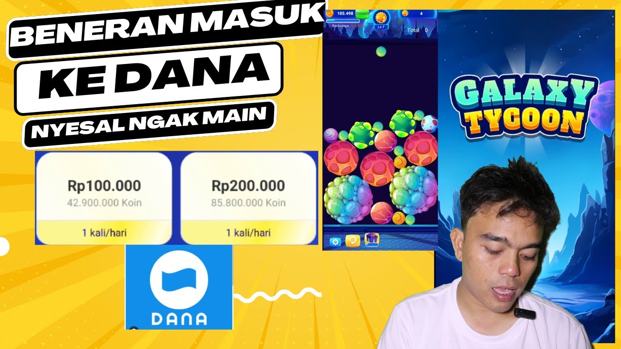 Galaxy Tycoon Langsung Masuk ke Saldo DANA - YouTube