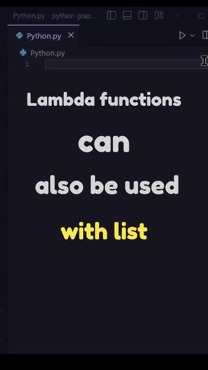 Python Lambda Function 🤔 Shorts Python Coding Youtube