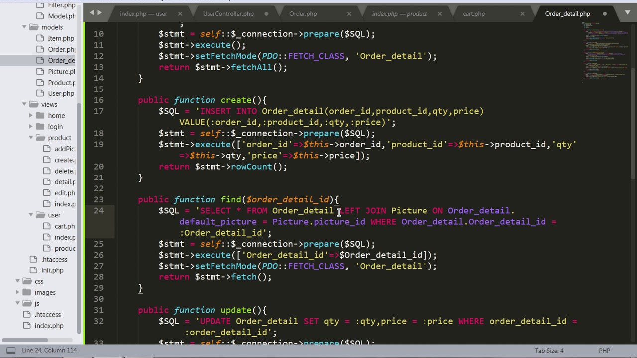 Php Mvc Part 14c Shopping Cart Youtube