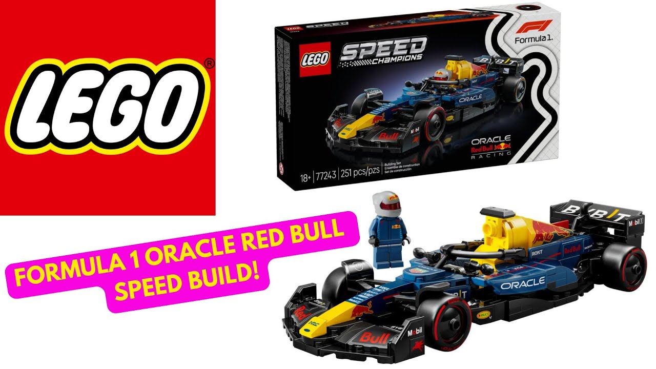 LEGO Speed Champions Oracle Red Bull Racing RB20 F1 Race Car Speed ...