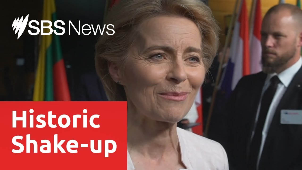 First female European Union Commission president elected - YouTube