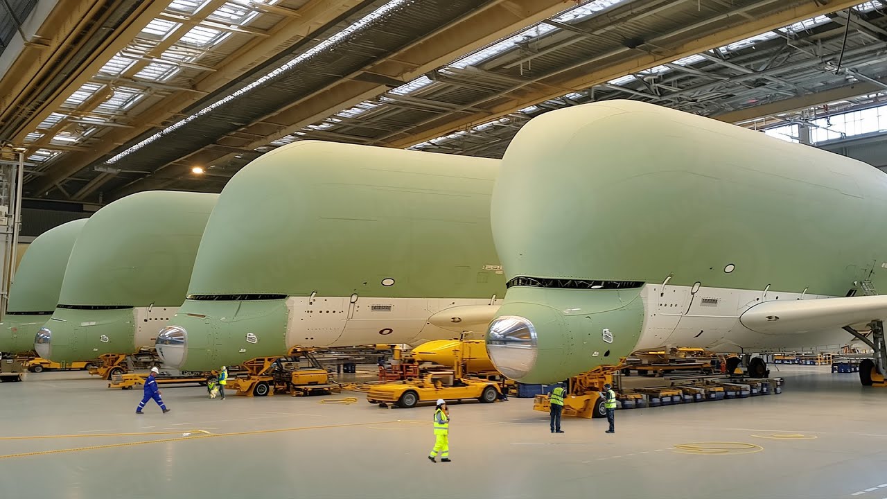 How They Built the World’s Largest and Weirdest Airbus Cargo Plane ...