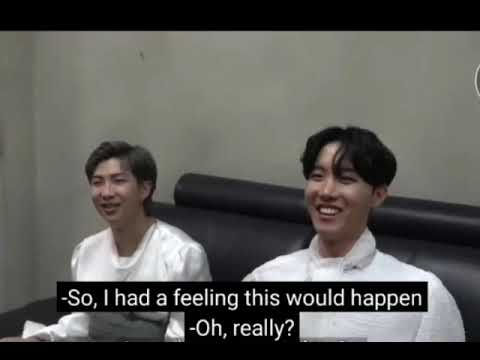 RM and Hobi were very excited to eat hotteok.