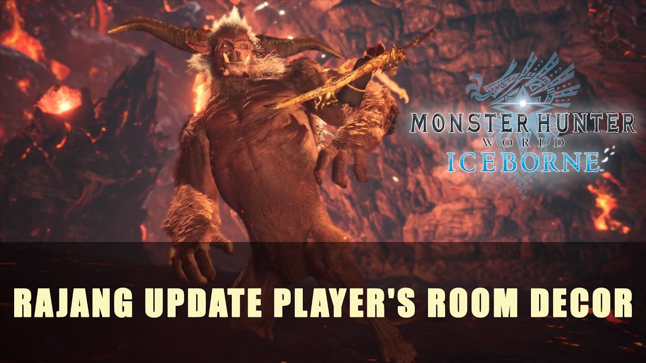 MHW Iceborne: New Rajang Update Player's Room Decor - YouTube
