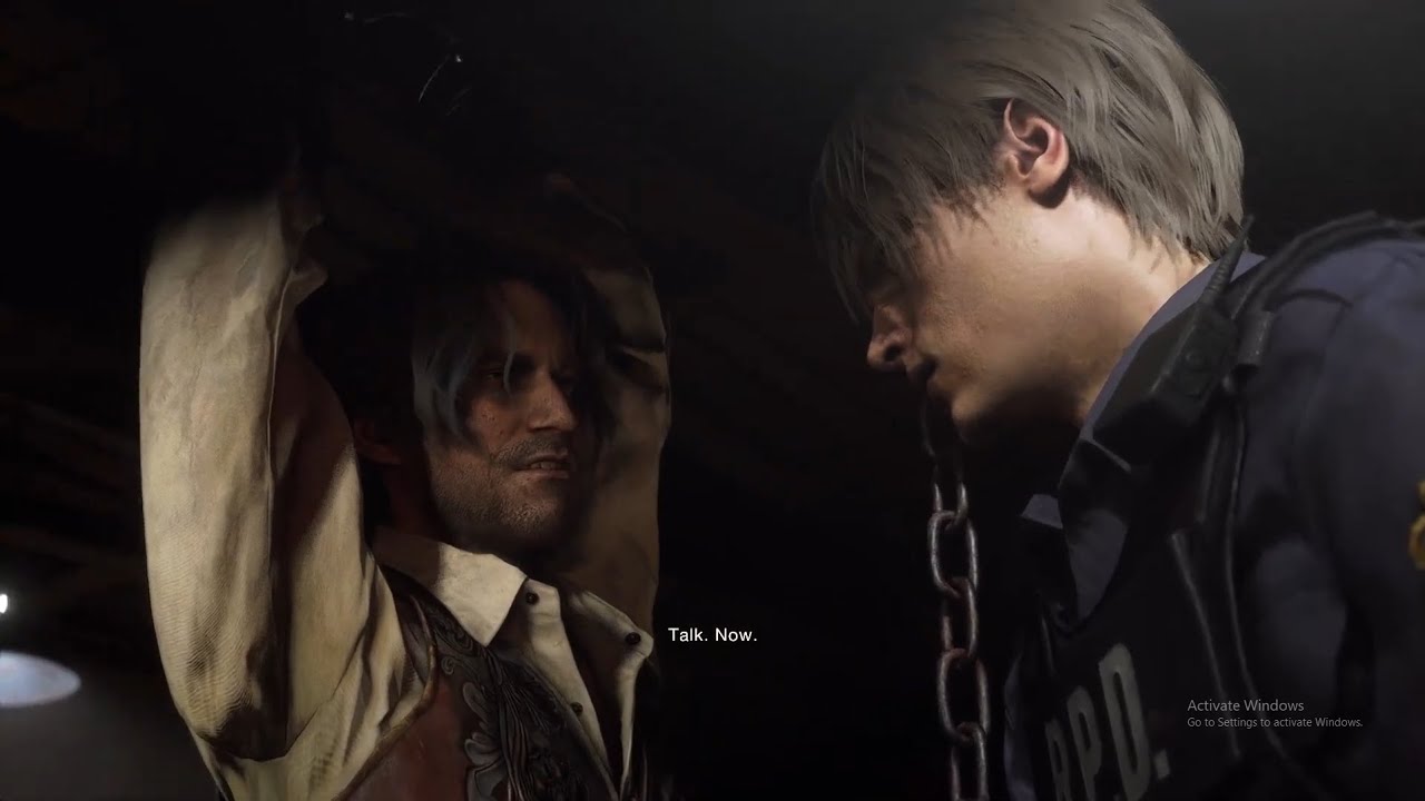 Resident Evil 4 Remake Leon RPD Costume Chapter 2 - YouTube