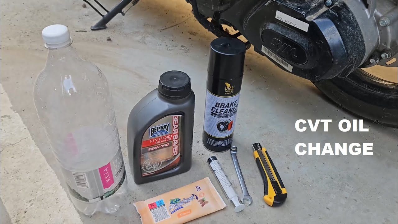 Schimbare Ulei CVT Sym Jet 14 125cc - YouTube