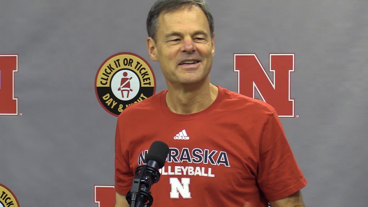 John Cook talks B1G Ten Volleyball at weekly Husker Press Conference ...